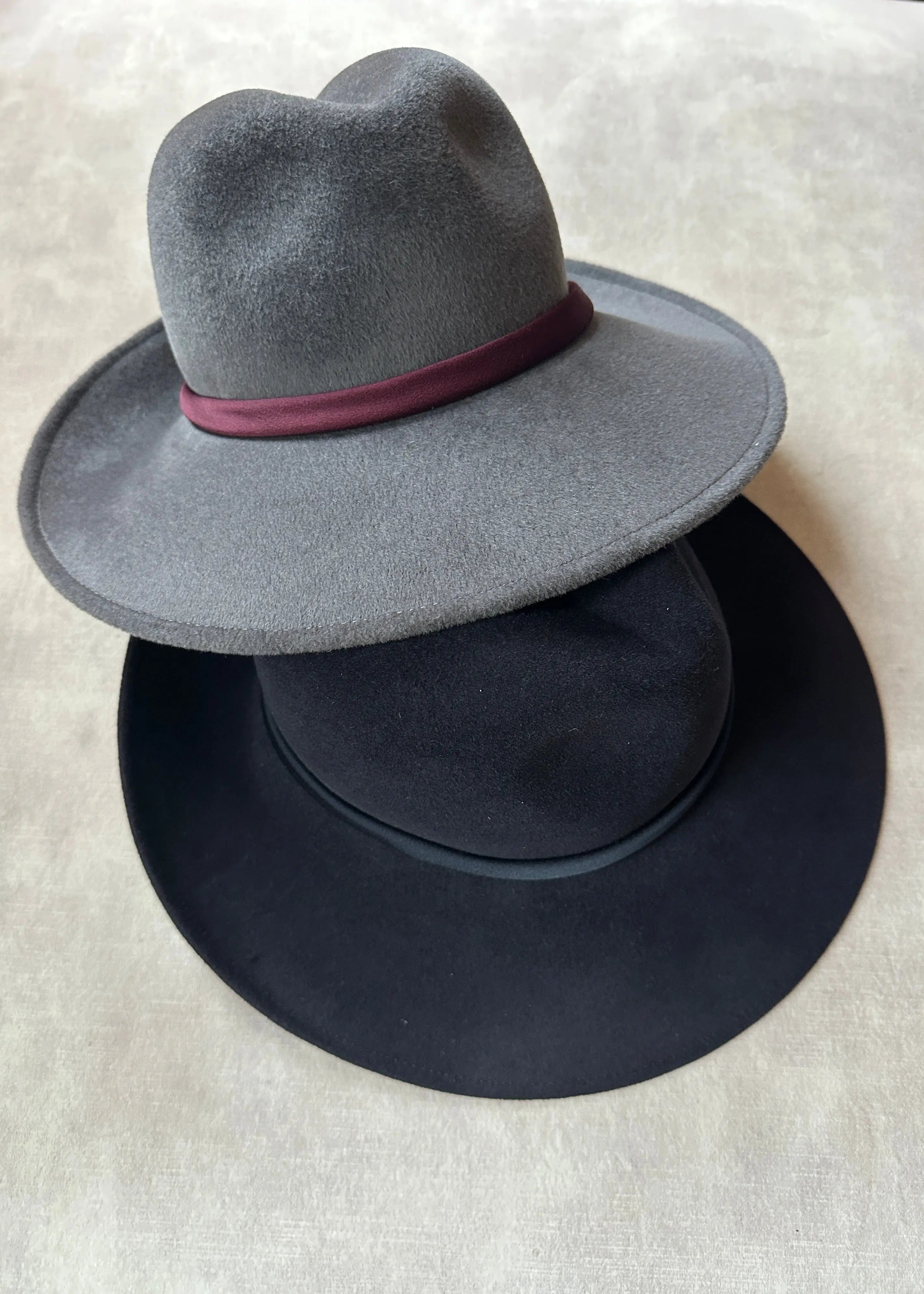 Katie Luxury Felt Trilby Hat in with Satin Band - Jane Taylor London
