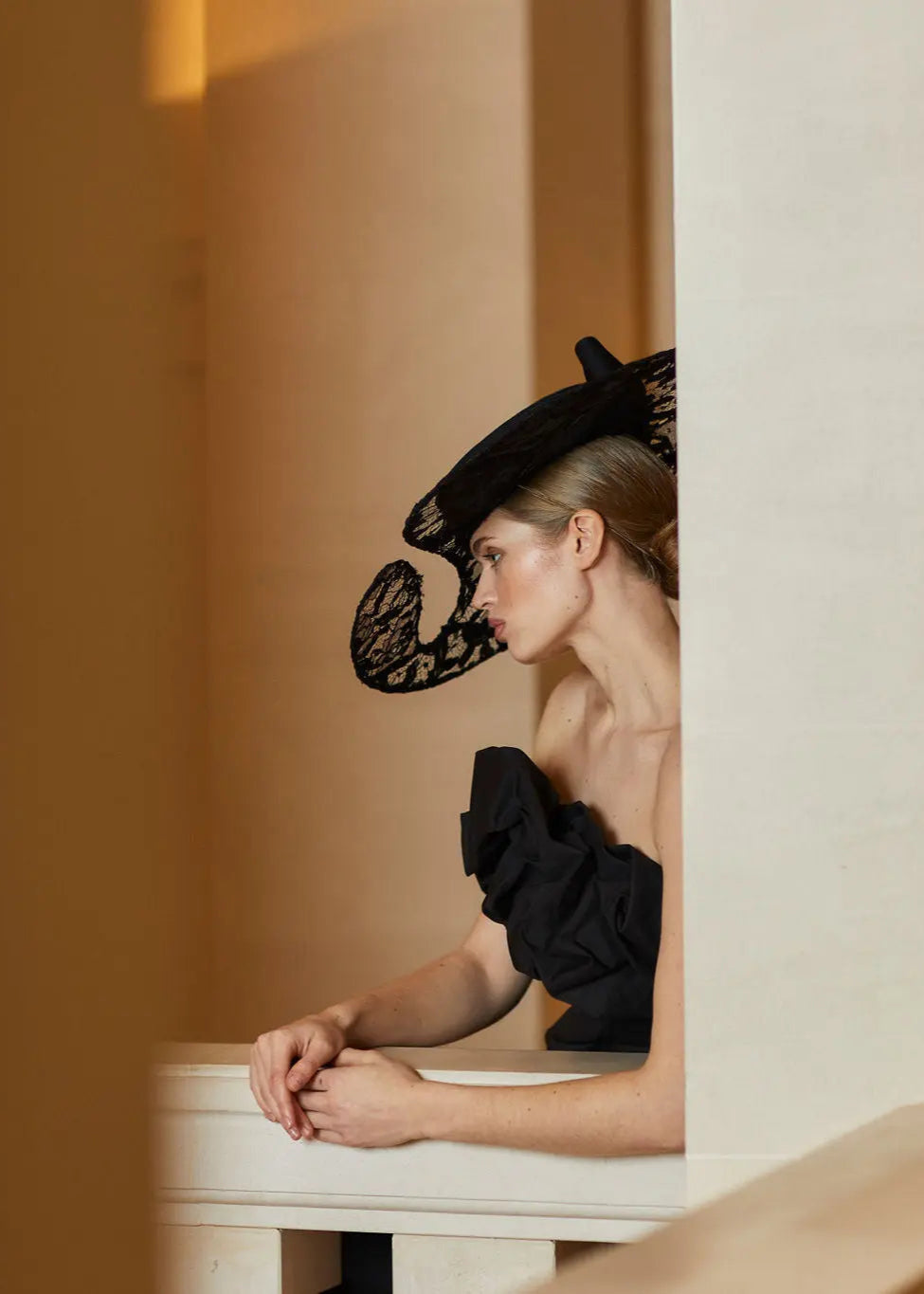 Lace Masked Boater – Jane Taylor London